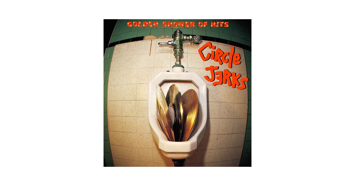 CIRCLE JERKS - Golden Shower Of Hits LP UUSI Trust Records LTD YELLOW ...